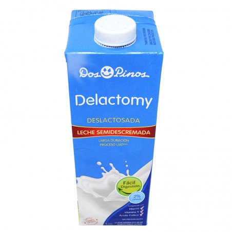 Dos Pinos Delactomy Leche Semi Descremada 33.8 onz